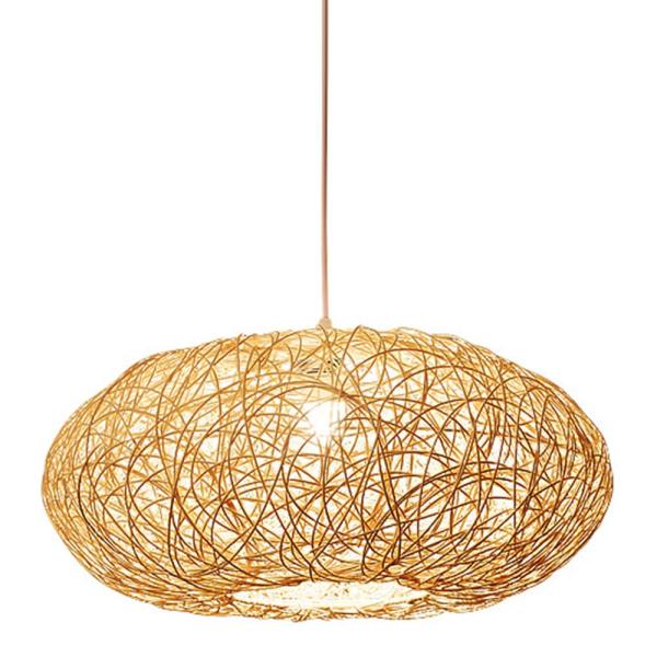 商品名:  STVDEDG Warm Romantic Decoration Chandelier Rattan Basket Weave Hanging Light Southeast Asian Creative Lighting Fi...