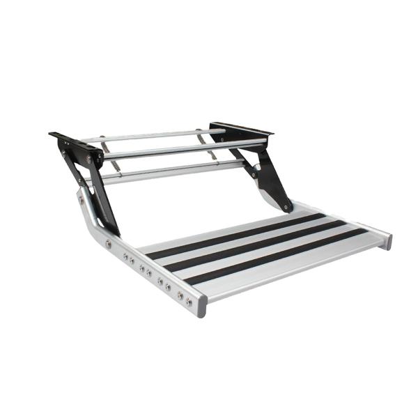商品名:  Kindevieft RV Steps Aluminum Solid RV Stairs, Expand or Collapse on One-Hand Camper Steps for Travel in The Traile...