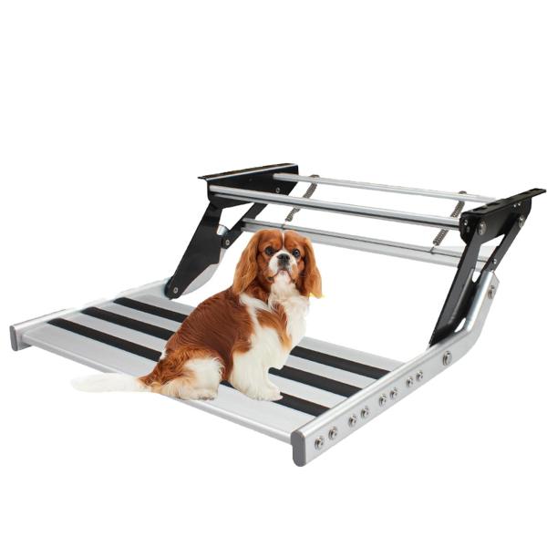 商品名:  Kindevieft Manual RV Step Assembly, Folding Manual Drop Down Steps, 330 lbs. Anti-Slip Steps, Compact One-Hand Exp...