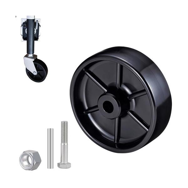商品名:  KHGUZ Trailer Jack Caster Wheel, 6 Inch Trailer Tongue Jack Wheel with 1200LB Load Capacity, Utility Trailer Jack ...