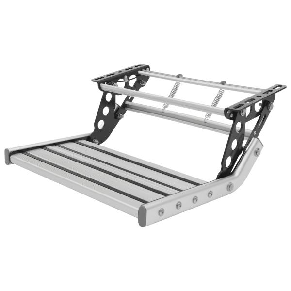 商品名:  Folding RV Step, Manual Single Drop Down Steps with LED Lights, One-Hand Expand Camper Stepsブランド: CURIEUYU商品番号: Fo...