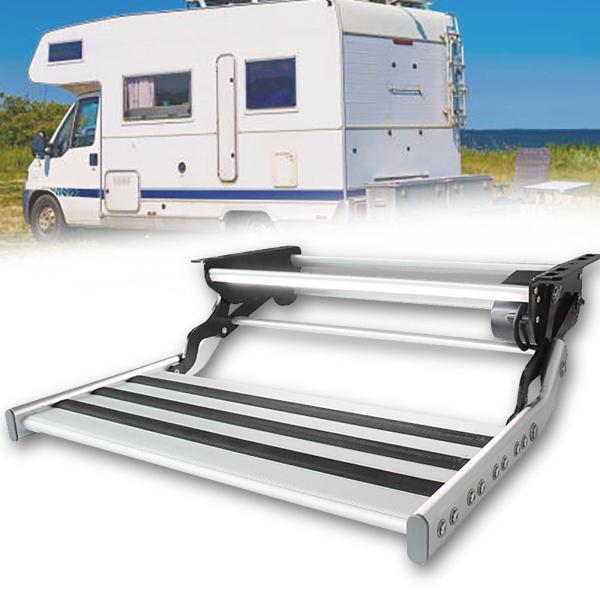 商品名:  YQDDM Electric RV Steps RV Stairs with 1-Step 2-Step Platform 12V Travel Trailer Portable Anti-Slip Drop Down Step...