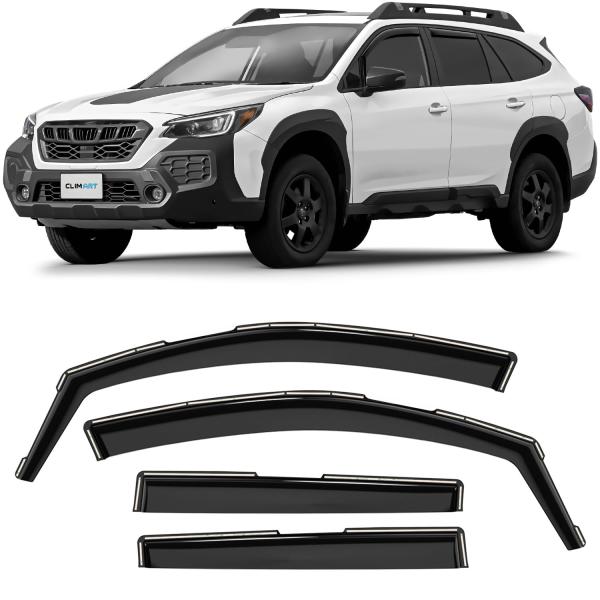 商品名:  CLIM ART in-Channel Incredibly Durable Rain Guards for Subaru Outback 2020-2025, Original Window Deflectors, Vent ...