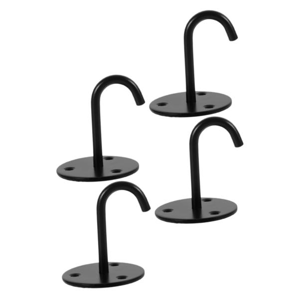 商品名:  Cabilock 4pcs Metal Black Wall Hooks Ceiling Mount Hooks for Hanging Coats Towels Plantsブランド: Cabilock商品サイズ: 5.90X...