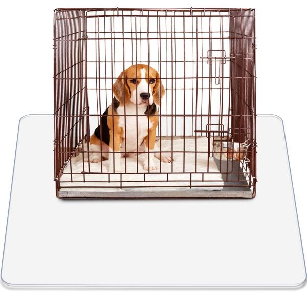 商品名:  Cinnvoice Under Dog Crate Mat PVC Under Cage Mat Pet Floor Protector 48 x 48 Inch Waterproof Bird Cage Liner Washa...