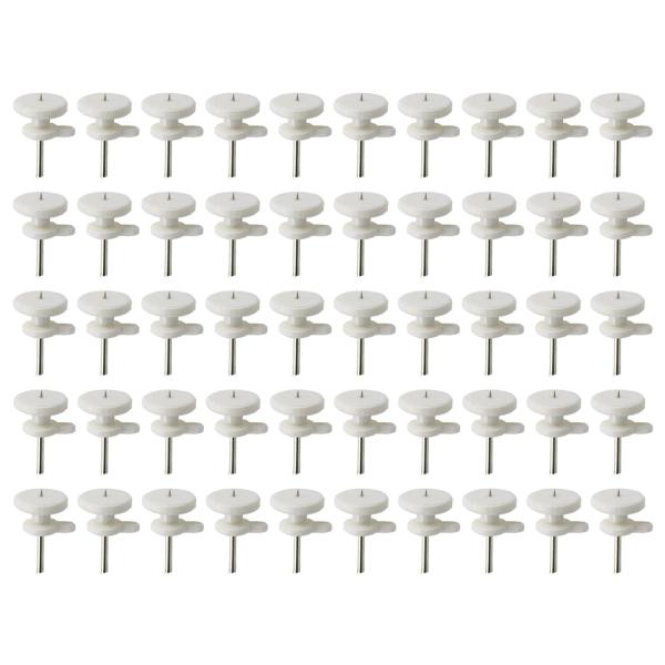 商品名: Joyangy コンクリート壁フック 50個パック 0.39インチ x 0.67インチ 見えない金具吊り下げフック 写真、タペストリー、時計、アルバム用 - 高耐久 穴開け不要 スタッコ セメント壁用 Joyangy 50 Pac...