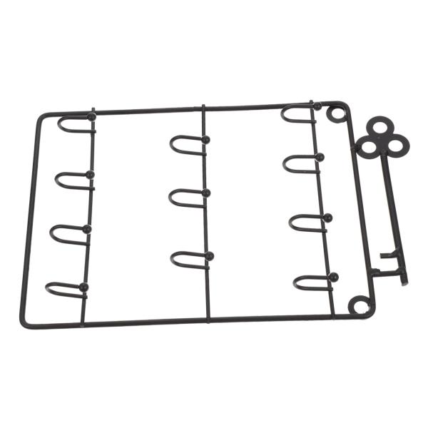 商品名:  PRETYZOOM Multipurpose Wall Mounted Iron Hook for Key Storage Black Decorative Key Holder Design Space-Saving Orga...