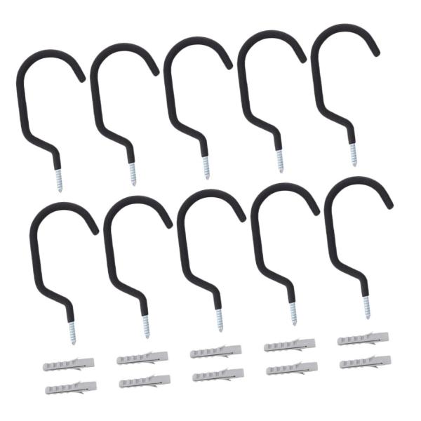 商品名:  Garneck 10pcs Wall Mount Bike Hook Metal Hanger for Garage and Home Storage Easy to Install Bike Storage for Roadブ...