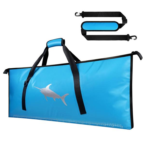 商品名: RANDUN (ランダン) フィッシュクーラーバッグ 釣り用 断熱フィッシュバッグ 40.1インチ×16.5インチ フィッシュキルバッグ - フィッシングクーラーバッグ ポータブル 漏れ防止 キャッチストレージ用 24時間以上氷を...