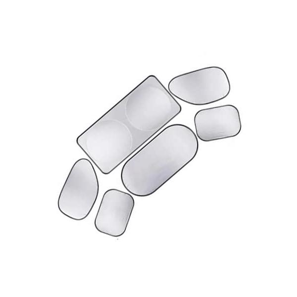 商品名:  Car Sun Shade,6Pcs Car Windshield Sunshade Set, Car Window Shades,Silver Coated Double Loop Automotive Sunshade Su...