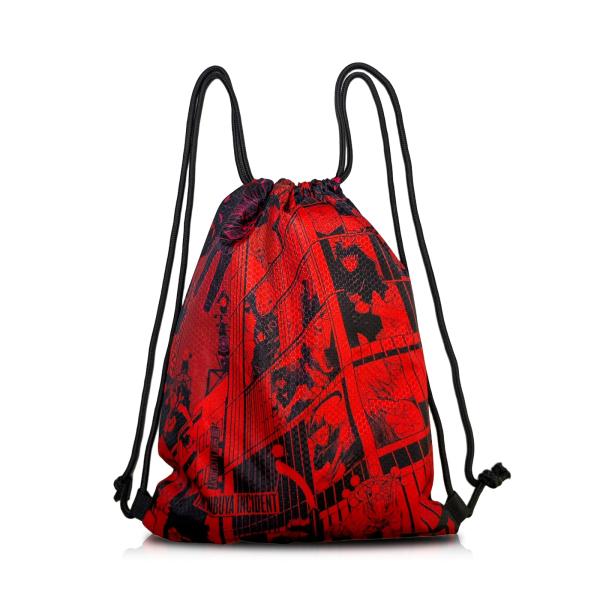 商品名: MIVia アニメサトルジム巾着バッグ(33.5×44cm)巾着サックパック クールアニメスポーツバッグ キャンバス巾着バックパック アニメドラゴンストリングバッグ ジムヨガ旅行に最適, ホワイト, M, クール。 MIVia A...