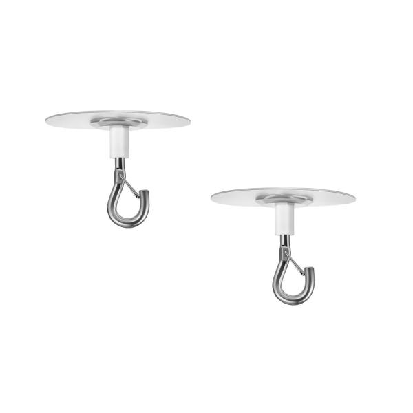 商品名: YTRUOYI 粘着シーリングフック 2個 頑丈な粘着フック 高耐久 セルフスティック 天井フック ドリル不要 キッチン、バスルーム、オフィス、植物、風鈴、ライト、風船用 YTRUOYI 2 PCS Adhesive Ceilin...