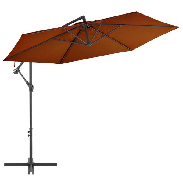 商品名:  RINDIGOO Cantilever Umbrella with Aluminum Pole Terrac118.1,UV Protective Hanging Parasol for Sunshade, Patio Umbr...