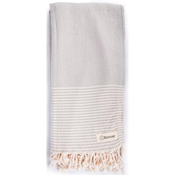 商品名:  Bersuse 100% Cotton Biarritz Turkish Towel - 37x70 Inches, Light Gray (Set of 12)ブランド: Bersuse商品サイズ: 37x70 Inches高...