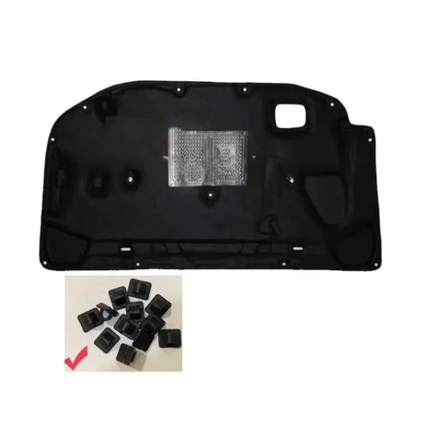 商品名:  Car Heat Sound Insulation Cotton Front Hood Engine Firewall Mat Pad Cover Noise Deadener ，Compatible for Toyota Ca...