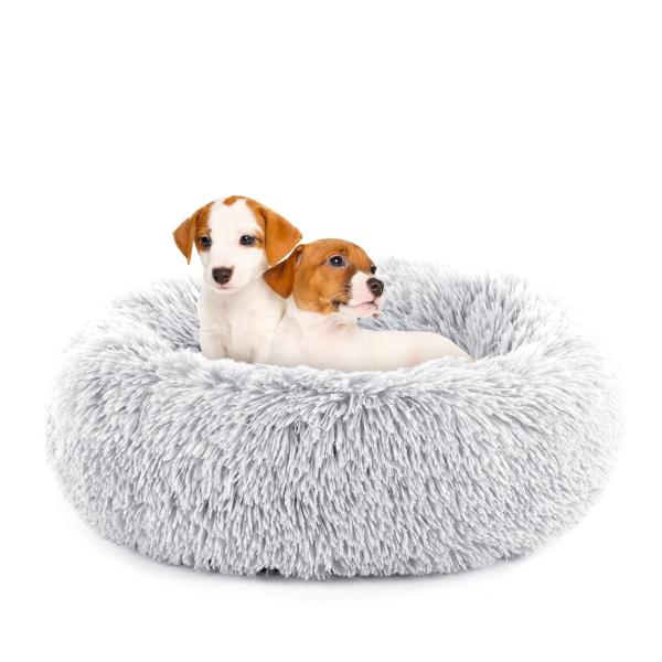 商品名:  HOMEFLA 24 Inch Round Dog Bed, Washable Cat Bed, Orthopedic Fluffy Fuzzy Pet Bed, Anti-Slip Pet Sofa Mat, Indoors,...