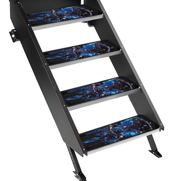 商品名:  Tupalatus Blue Butterfly RV Camper Step Stair Covers Fit 20 Inch RV Stairs Keep Your RV Cleaner RV Step Rug Carpet...