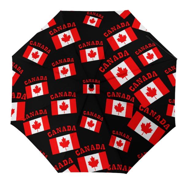 商品名:  Canada Maple Flag Travel Umbrella For UV Rain Windproof Folding Umbrellas Portable Funny Automaticブランド: Generic商品サ...
