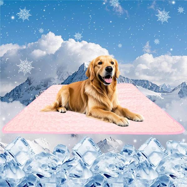 商品名:  YJMYGS Dog Cooling Mat, 59’’×40’’ Cooling mat for Dogs Washable Pet Pads, Dog Pads Large in Summer for Outdoor Res...