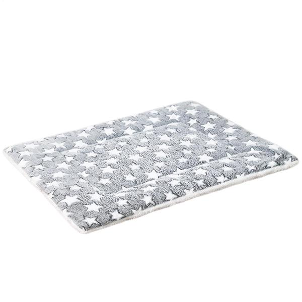 商品名:  Warm Cat &amp; Small Dog Bed, Self-Warming Pet Pad, Indoor Use, Velvet, Blue and White, 11.0" L x 6.6" W x 1.97" T...