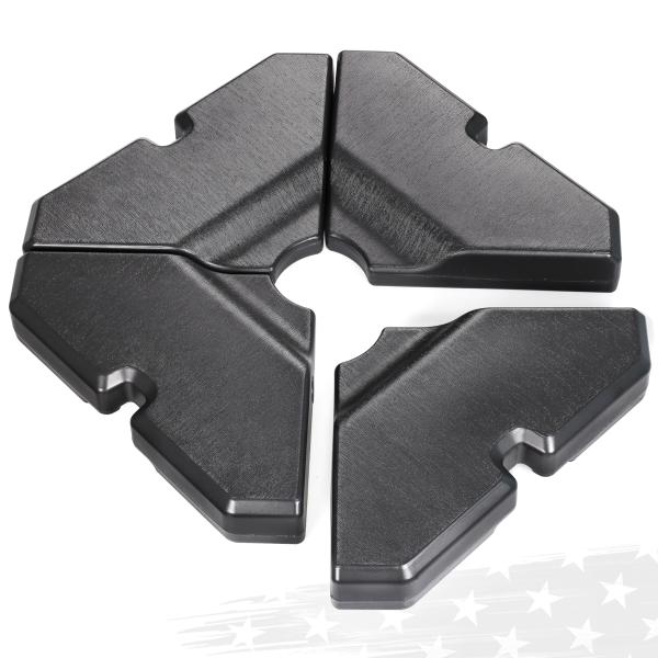商品名:  FRUITEAM 233lbs Capacity Durable Patio 4pcs Umbrella Base,with Easy-Fill Ports for Water/Sand,Stabilizes 9-11FT La...