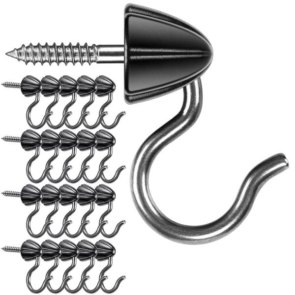 商品名: SELEWARE ステンレススチール ライトハンガーフック 20個 SELEWARE Stainless Steel 20 Pieces Q-Hanger, Home Christmas Lights Hanger Hooks w...