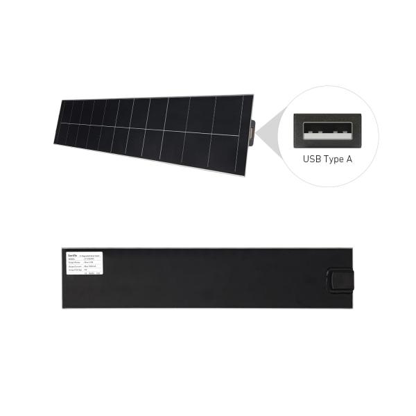 商品名: 5V USBソーラーパネル - ブラインドソーラー充電器 Windowsブラインド、ローラーシェード、電動ブラインド、USBポート、5/5W高互換ソーラーパネル用 5V USB Solar Panel - Blinds Solar...