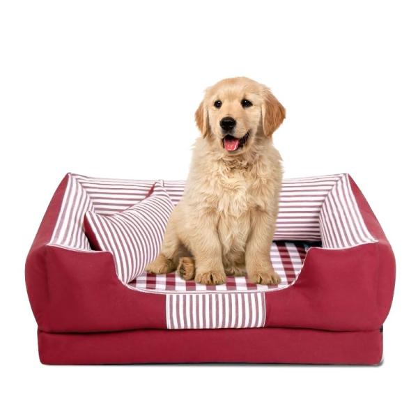 商品名:  Comfort Expression Waterproof Orthopedic Foam Dog Beds for Middle-Sized Dogs, Durable Dog Bed with Bolster, Washab...