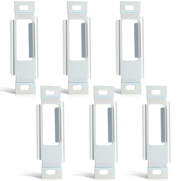 商品名: MorningRo RV手荷物ドアラッチストライクプレート6個 RVエントリードア交換用ラッチパーツ 314301 5thホイール、キャンピングカー、トラベルトレーラー、キャンピングカーに対応 MorningRo 6 Pcs Re...