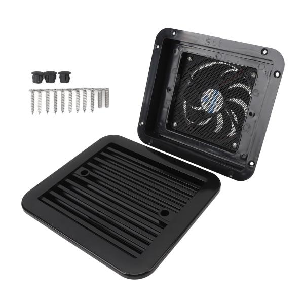 商品名:  Glomora RV Side Vent Fan, 2.4W 12V One-Way Silent Wind Air Ventilation Exhaust Fan for Caravan, Motorhome, Camper,...