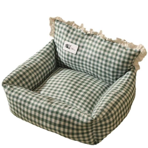 商品名:  Dog Beds for Small Dogs Plaid Bed Pet Supplies Accessory Sofa Cushions Big Large Puppy Accessories Blanket Cats Ba...