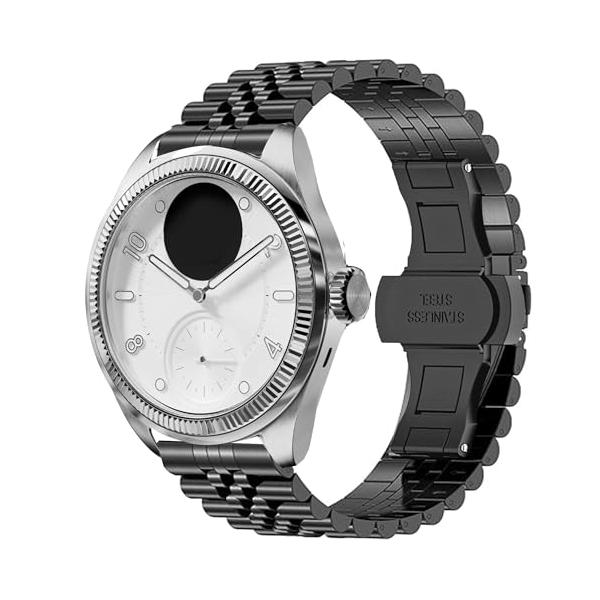 商品名:  Compatible with Withings Smartwatch Bands, Lamshaw 18mm, 20mm Solid Stainless Steel Metal Band with Butterfly Fold...