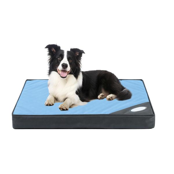 商品名:  OUPEIWAWA Orthopedic Outdoor Waterproof Dog Beds for Medium Dogs, Washable Crate Bed with Egg Crate Foam Pet Bed M...