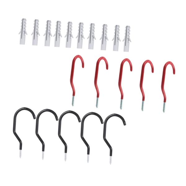 商品名:  LIFKICH 10sets Heavy Duty Ceiling Storage Hooks Wall Bike Hooks for Garage Home Apartment Garden Garden Tools Equi...