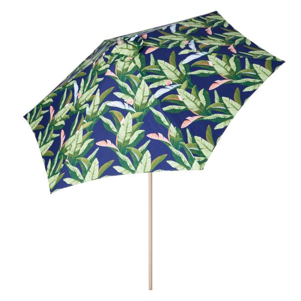 商品名: Tempera 9フィート パターンパティオパラソル アウトドアパラソル クランクパストボタンチルト付き ウッドカラーポールと8本のスチールリブ、高耐変色性キャノピー | プール、バルコニーガーデンに最適な装飾 Tempera 9...