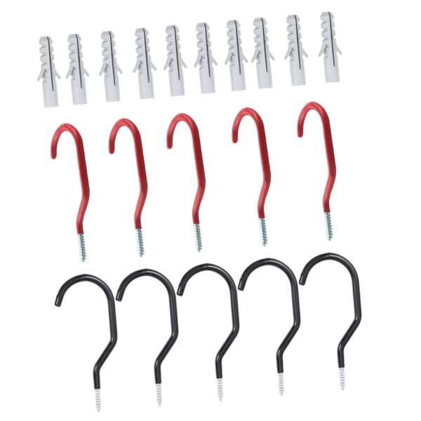 商品名:  KONTONTY 10sets Ceiling Storage Hangers Wall Bike Hooks Shed Hooks Garage Bike Storage Holder Set Heavy Dutyブランド: ...