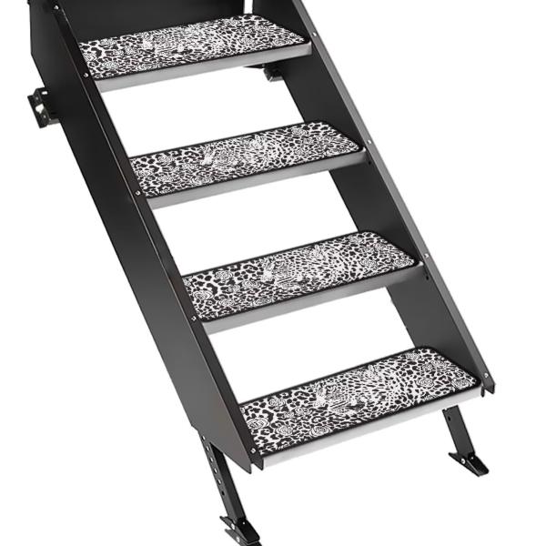 商品名:  FUIALDOLG 4 Pack RV Step Covers,RV Stair Covers,Spotted Leopard 19.6"x7.6" Camper Step Covers RV Stair Covers RV A...