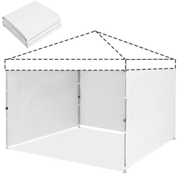 商品名: WILDPATH キャノピーテントサイドウォール、ポップアップキャノピーサンウォール、防水およびUV保護レイヤー付き、シェードキャノピーアウトドア(ホワイト) 10x10インチ WILDPATH Canopy Tent Sidew...