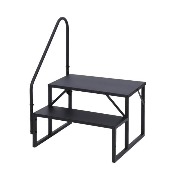 商品名:  2-Step RV Stairs 440 LBS Load Capacity Thickened Carbon Steel RV Steps with Handrail Non-Slip Steps for Safe Entry...