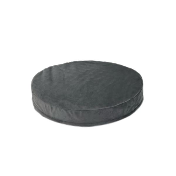 商品名:  EechicSpace Waterproof Round Dog Bed with Washable Removable Cover &amp; Liner Grey Velvet Orthopedic Foam Pad 20 ...