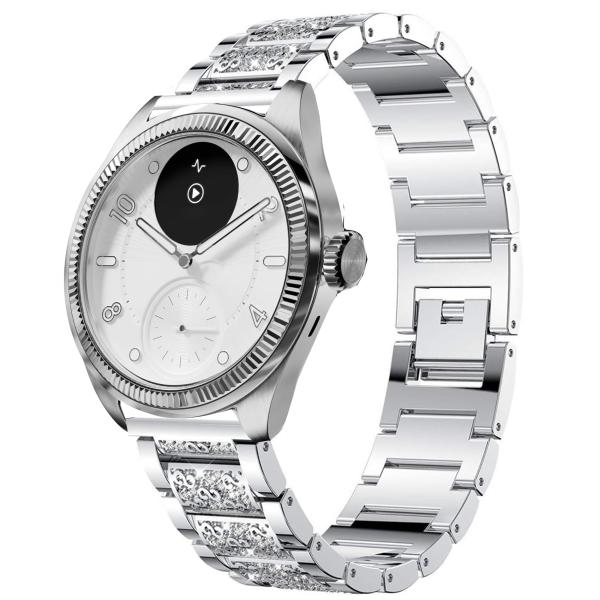 商品名:  Compatible with Withings Smartwatch Bands, Lamshaw 18mm, 20mm Women Jewelry Bling Diamond Metal Dressy Strap Adjus...