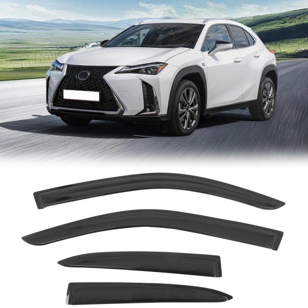 商品名:  FREEMOTOR802〓 Tape-on Side Window Visors Wind Deflectors Rain Sun Guards Vent Visors, Compatible with 2019-2025 Le...