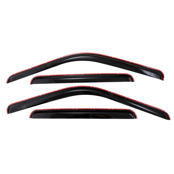 商品名:  TrailFX Window Vents Fits 1999-2016 Ford F-250 Super Duty Crew Cab in-Channel Smoked Rainguards 4-Piece Low Profil...