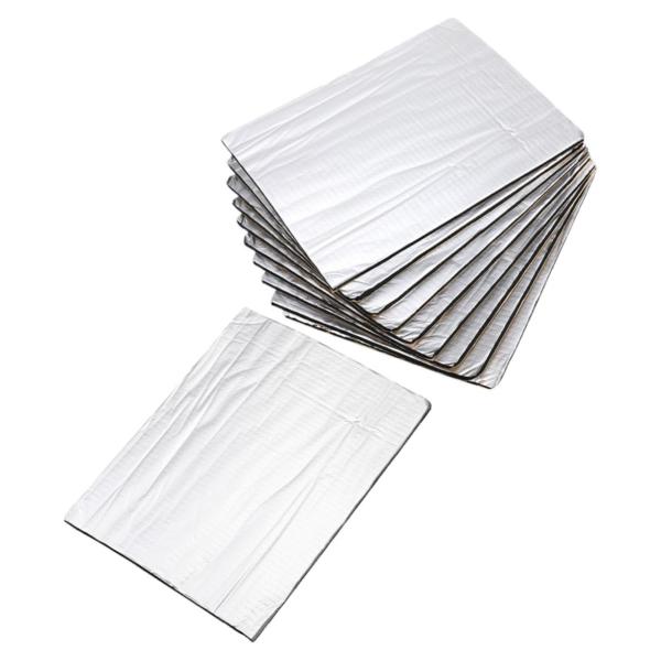 商品名:  JECOMPRIS 10pcs Automotive Sound Deadener Insulation Mat for Engine Hood Fire-Resistant Aluminum Foil Easy to Inst...