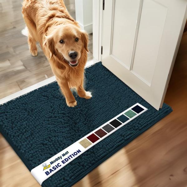 商品名:  Muddy Mat Basic Dog Door Mat for Muddy Paws, Super Absorbent Microfiber, Non-Slip Indoor Mat, Quick-Dry Chenille R...