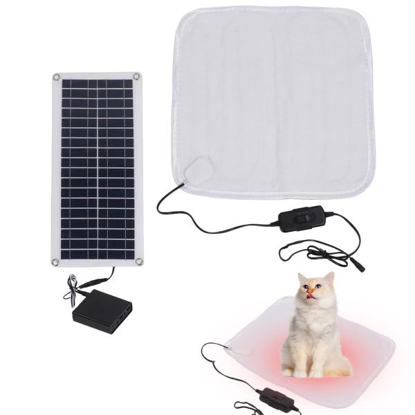商品名:  Solar Panel Pet Heating Pad - 12V Solar Heating Pad | Solar Powered Heating Pad, Extra Warm Thermal Pet Pad, Water...