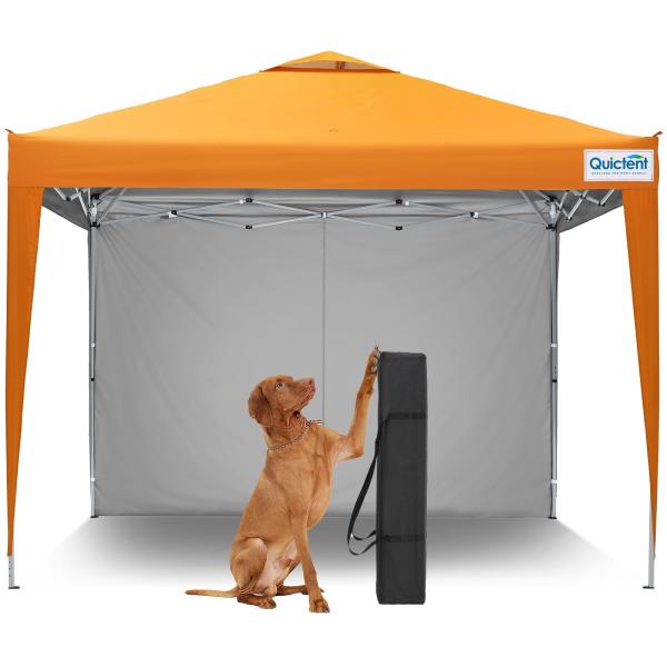 商品名: Quictent 10x10 ポップアップキャノピーテント - インスタントセットアップガゼボ 1人用 ポータブル&amp;コンパクト 防水 UV保護 キャンプ ビーチ パーティー アウトドアイベントに最適 Quictent 10...