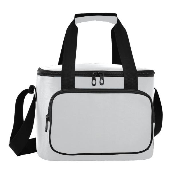 商品名:  Mixture White Smoke Solid Color Lunch Cooler Bag, Travel Cooler Bag, Lunch Boxes for Womenブランド: CHIFIGNO商品サイズ: 12....
