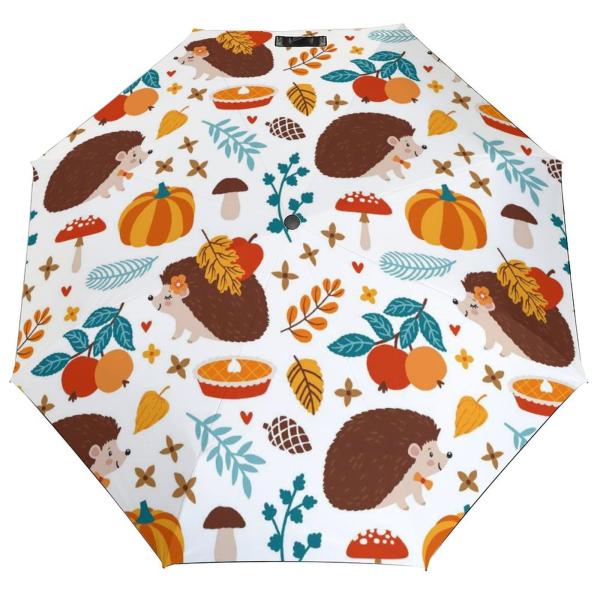 商品名:  Xmkltbz 3-Fold 8 Ribs Travel Sun Parasol Manual Open/Close Umbrella, Strong Rain Folding Umbrella UV Protection Ou...