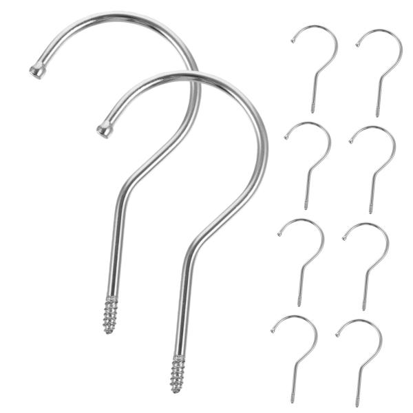 商品名:  BESPORTBLE 10pcs Stainless Steel Screw Hooks for Hangers Ceiling Bathrooms DIY Projectsブランド: BESPORTBLE商品サイズ: 10.0...